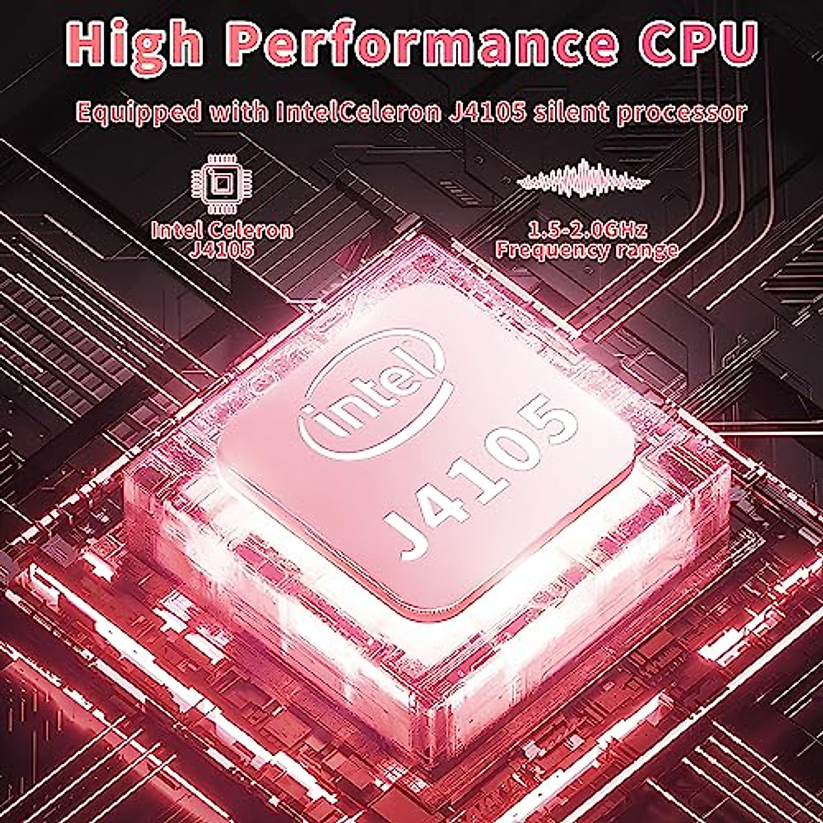 【Win 11 Pro/Office 2019】14" Laptop Narrow-Bezel FHD IPS 1920 x 1080 Display, 6G RAM,256GB SSD, Celeron J4105 CPU, Ultra-Thin and Portable, HDMI, 180 °Opening and Closing (6G+256GB SSD, Rose Gold)