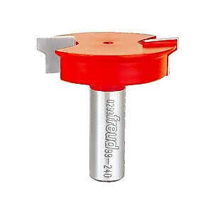 Freud 99-240: 2" (Dia.) Drawer Lock Bit with 1/2" Shank, Perma-SHIELD Coating Red