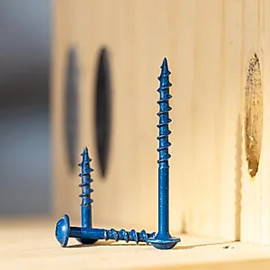 LUPANTER #8×2-1/2 Inch Pocket Hole Screws,300 Pcs,Wood Screws for Wood Working with Blue Coated,Square Drive Head…