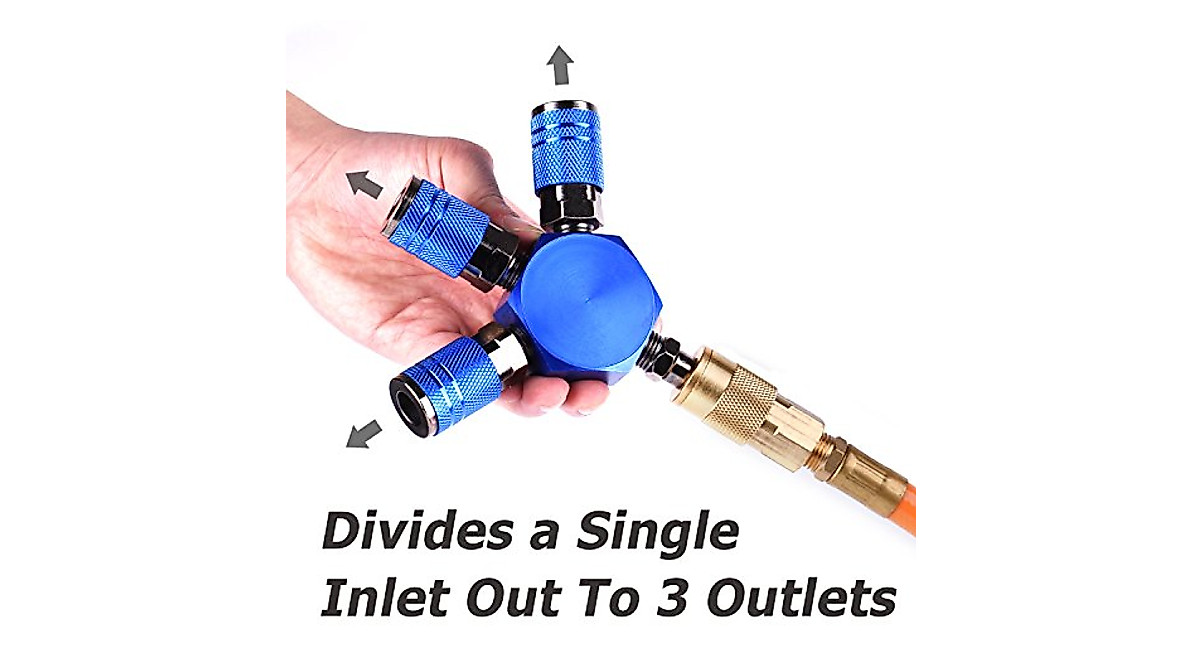 WYNNsky 3-Way Air Splitter Manifold - Enhance Your Setup