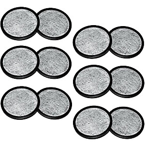 Sumex 12-Pack of Mr. Coffee Compatible Water Filter Discs - Universal Fit - Replacement Charcoal Water Filter Discs for Coffee Brewers