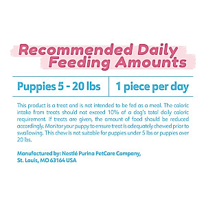 Dentalife Purina Chicken Flavored Puppy Teething Chews 17.3 oz - 50 ct. Pouch