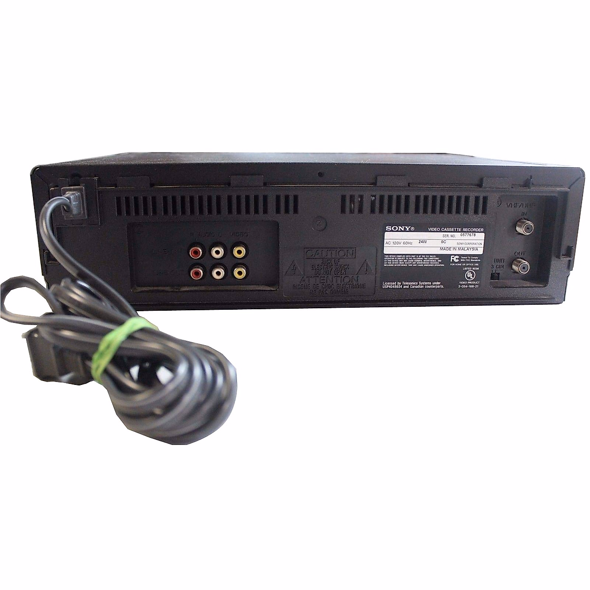 Sony VCR VHS Transfer Bundle w/ Remote, USB Adapter, HDMI Converter