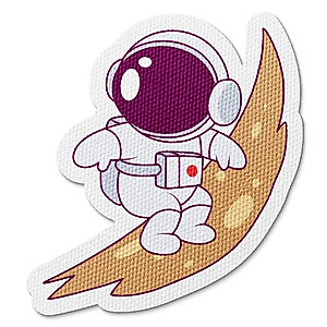 Fidget Stickers Textured Astronaut Sensory Strips for Anxiety and Calm for Kids Adults Desks School Classroom with Reusable Adhesive Large 3 inches (Set of 24)