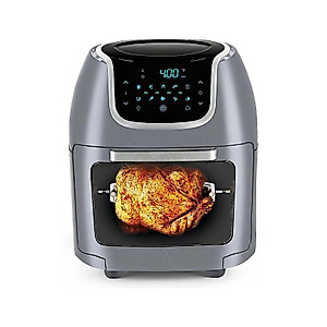 Power Vortex XL Digital 10 Quart Air Fryer Pro 7 Options Healthy Cooking Slate, Gray