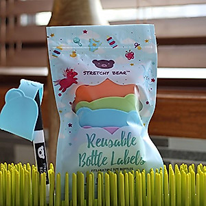 Baby Bottle Labels for Daycare, 6 Pcs (Multi-Color)