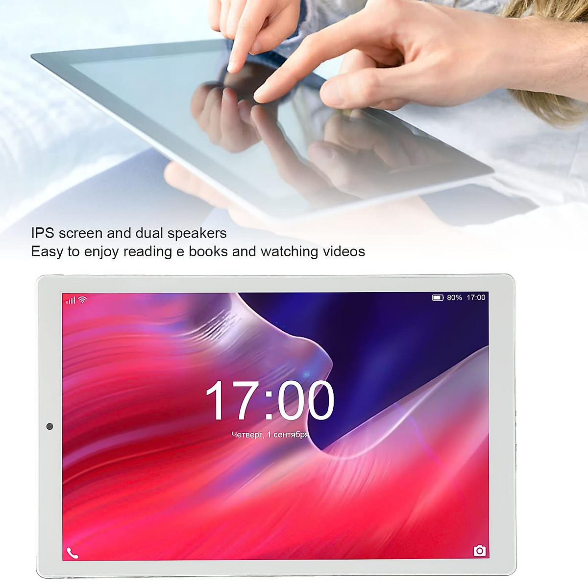 CUIFATI 10 Inch LCD Tablet for Kids with 3G WiFi and Expandable Storage