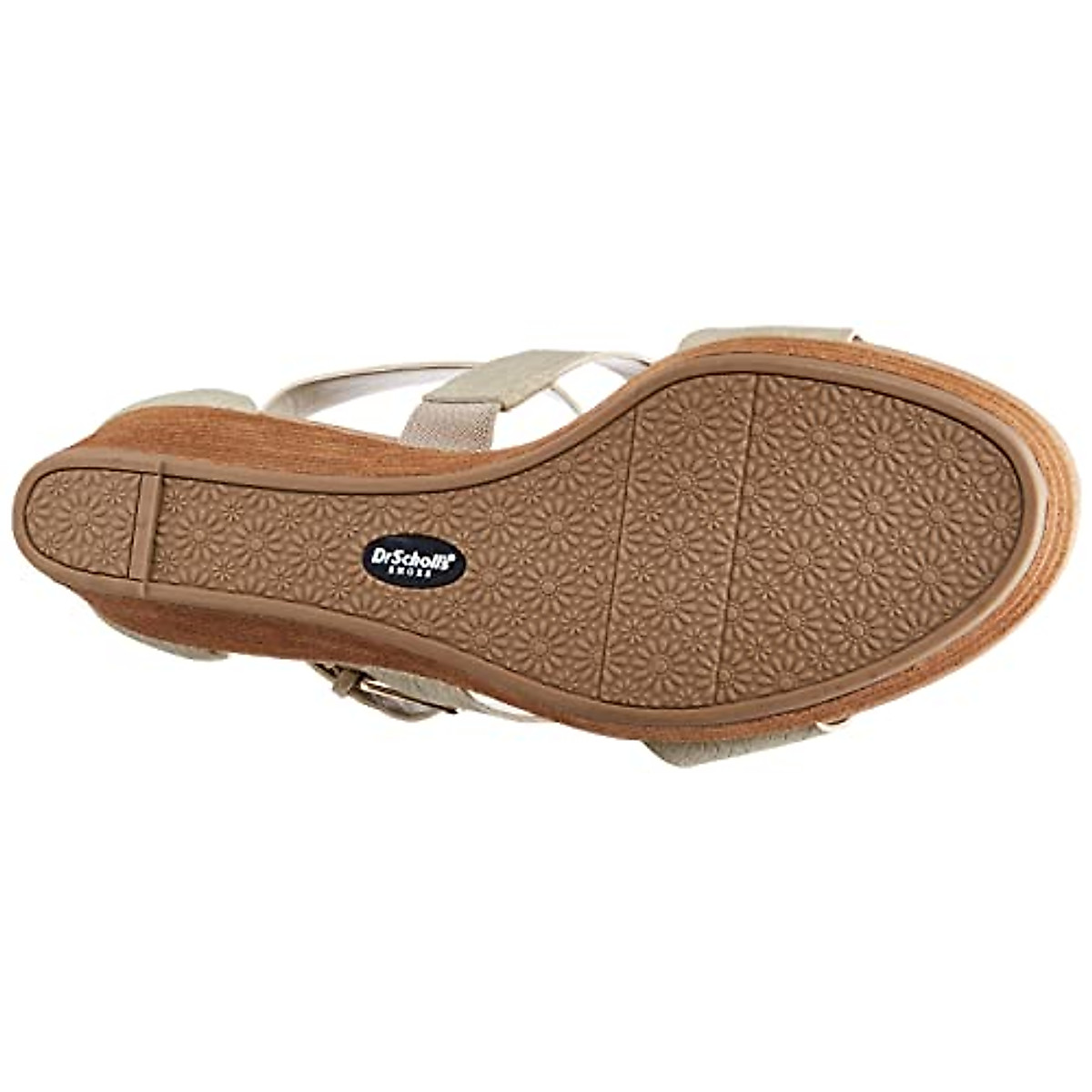 Dr. Scholl's Shoes Women's Barton Wedge Platform Sandal,Greige Snake Print,7.5