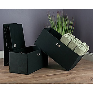 Winsome Wood Torino Storage/Organization, Black