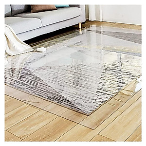Clear PVC Desk Chair Mat PVC Sliding Wheel Chair Mat, Anti-Slip Floor Protective Mat for Hardwood Floor,2.0mm Thick,Hardwood Floors Protection Pad for Cycling Bike/Table/Desk/Chairs,40/50/60/70/80/90/