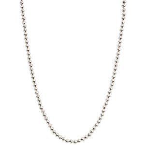 Lucky Brand Beaded Collar Necklace,Silver,One Size