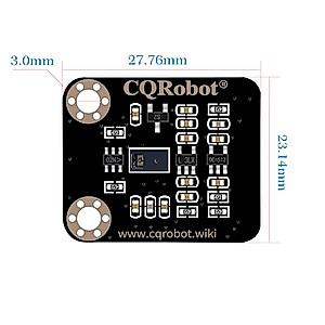 CQRobot PAJ7620U2 Gesture Sensor Compatible with Raspberry Pi/Arduino/STM32 Motherboard. I2C Interface, Infrared LED and Optical Lens, Identification 9 Basic Actions, Support Interrupt Output.