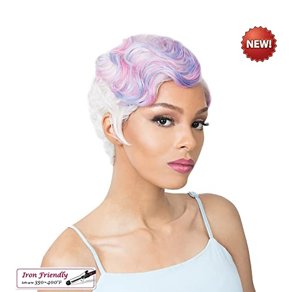 It's A Wig Synthetic Hair Wig Nuna (1B - OFF BLACK)
