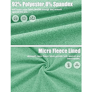 MAGCOMSEN Men's Quarter Zip Pullover Golf Long Sleeve Shirt Workout Training Shirts Exercise Sweatshirts Mint Green,XL