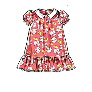 McCall's Patterns M7308 Toddlers' Tent Dresses, CCB