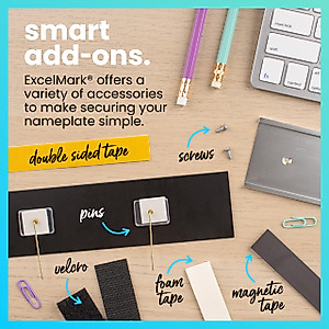 2" x 8" Custom Engraved Name Plate with Square Corners