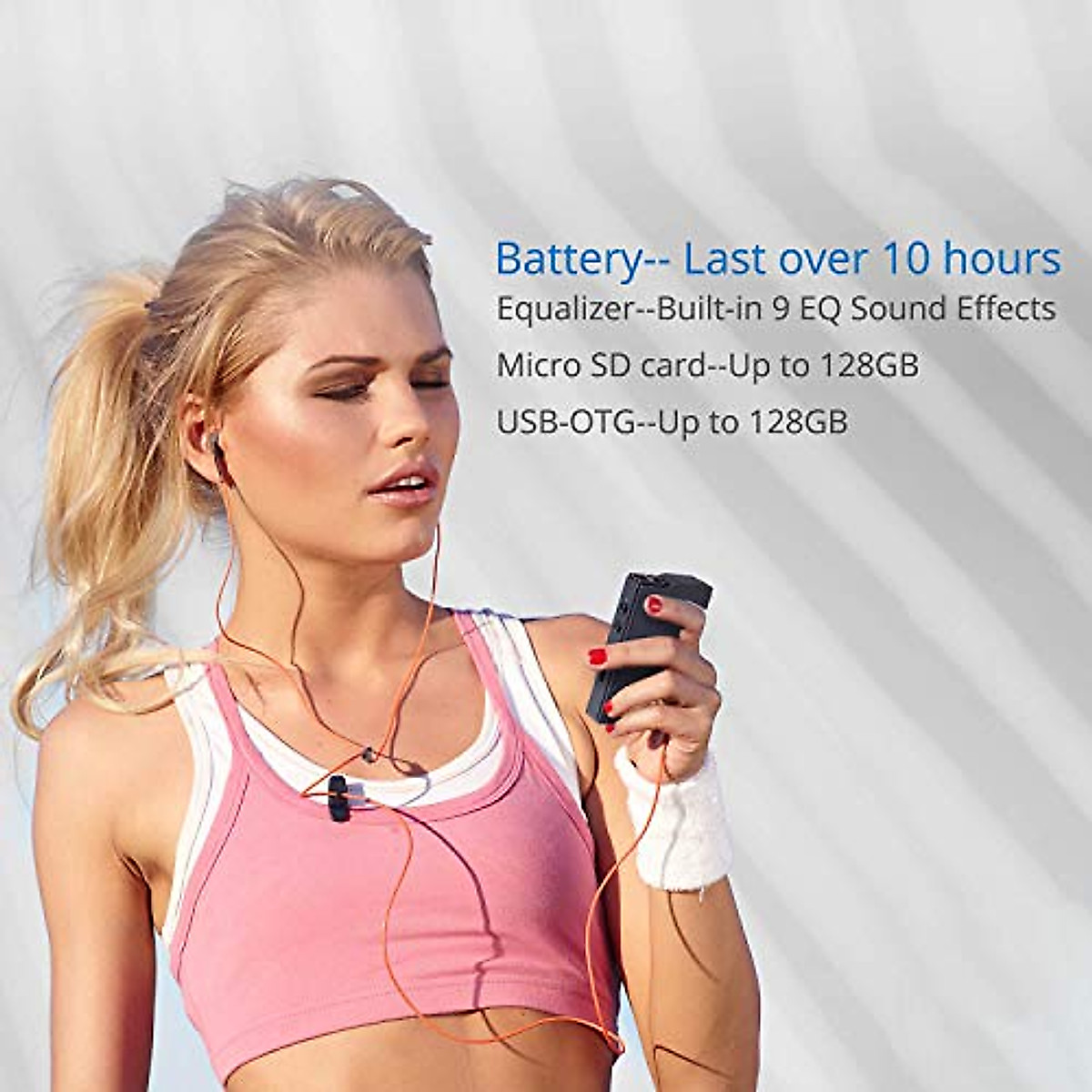 Surfans F20 HiFi MP3 Player with Bluetooth, Lossless DSD High ...