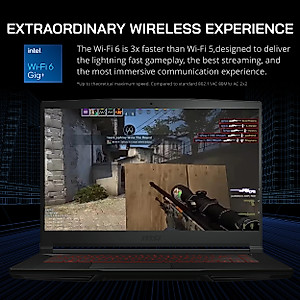 MSI GF63 Thin Gaming 15.6" FHD Laptop, Intel Core i5-10300H Processor, 32GB DDR4 RAM, 1TB PCIe SSD, Backlit Keyboard, GeForce GTX1650 Max-Q Graphics, HDMI, Win 10, Black, 128GB Hotface Extension Set