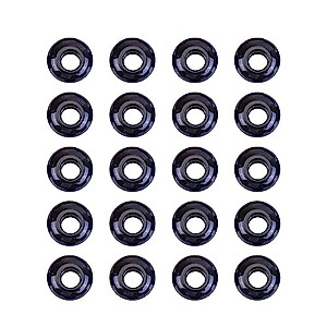 LIGHTAOTAO 20pcs Beads with Large Holes Gem Beads Large Hole Spacer Beads Large Hole Loose Beads Crystal Beads Charm Gemstone Jewelry Beads Beading Kits Round Beads Scattered Beads Moss