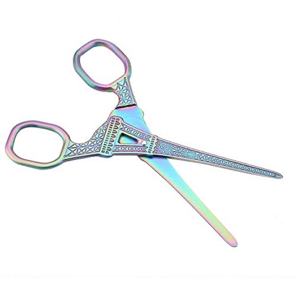Embroidery Scissors Stainless SteelStitch Scissors Eiffel Tower Shape Sewing Shears DIY Art Work Embroidery Tool Scissor for Needlework Embroidery Sewing Craft Art Work(Multicolour)