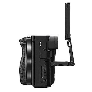 Sony a6100 Mirrorless Camera with 16-50mm Lens, 128GB Extreem Speed Memory,.43 Wide Angle & 2X Lenses, Case,Tripod, Filters, Hood, Grip,Spare Battery & Charger,Editing Software Kit -Deluxe Bundle