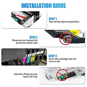 Miss Deer Compatible Ink Cartridge Pigment Replacement for Brother LC3039 XXL LC3039XXL LC3039BK MFC-J5845DW MFC-J5845DW MFC-J5945DW MFC-J6945DW MFC-J6545DW MFC-J6545DW XL (2 Black)