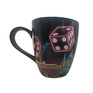 Welcome To Fabulous Las Vegas Sign - Las Vegas Strip Large 16 oz Coffee Mug (Neon Sign - Las Vegas Strip)