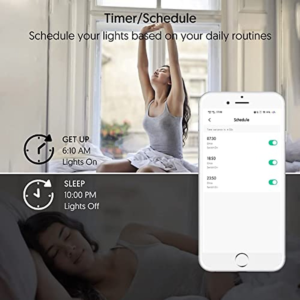 WiFi Light Switch, Wireless Smart Switch Alexa Remote Control, Avatar Controls Electrical Switch for Smart Home, DIY Your Household Appliances
