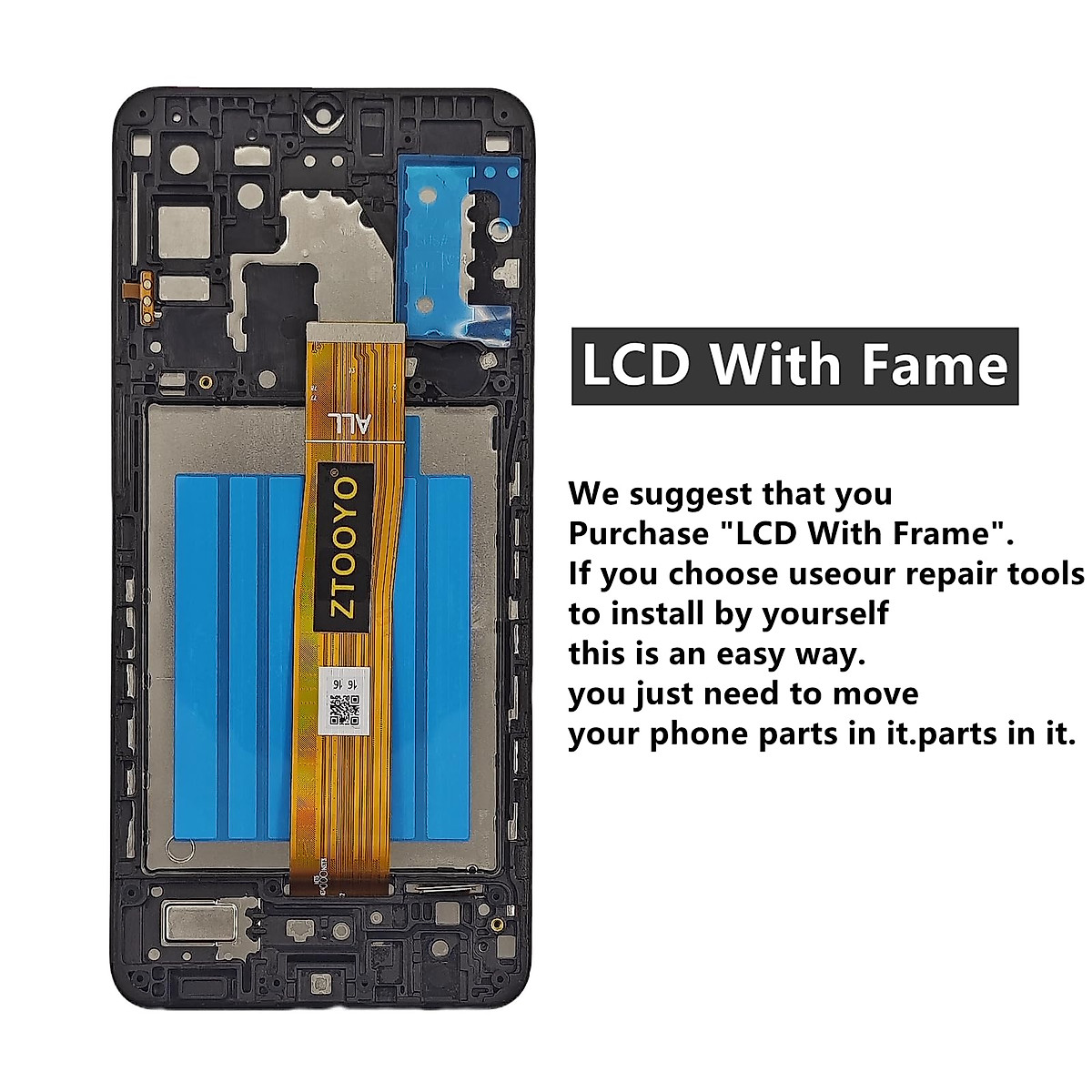 for Samsung A32 5G Screen Replacement kit for Samsung Galaxy A32 LCD Display with Frame S326dl A326u A326b A326a A326w Touch Screen Digitizer Assembly with Tools 6.5 inch (Not A32 4G)