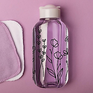 Flower UV DTF Transfer Sticker Waterproof UV DTF Cup Wrap Rub on Transfer Stickers Decals for Glass Cups Coffee Cup Crafting Furniture Iron-on Transfers