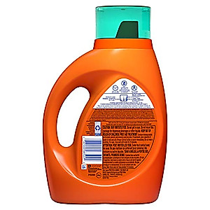 Tide plus Febreze Freshness Botanical Rain HE Turbo Clean Liquid Laundry Detergent, 46 oz, 29 loads (Packaging May Vary)