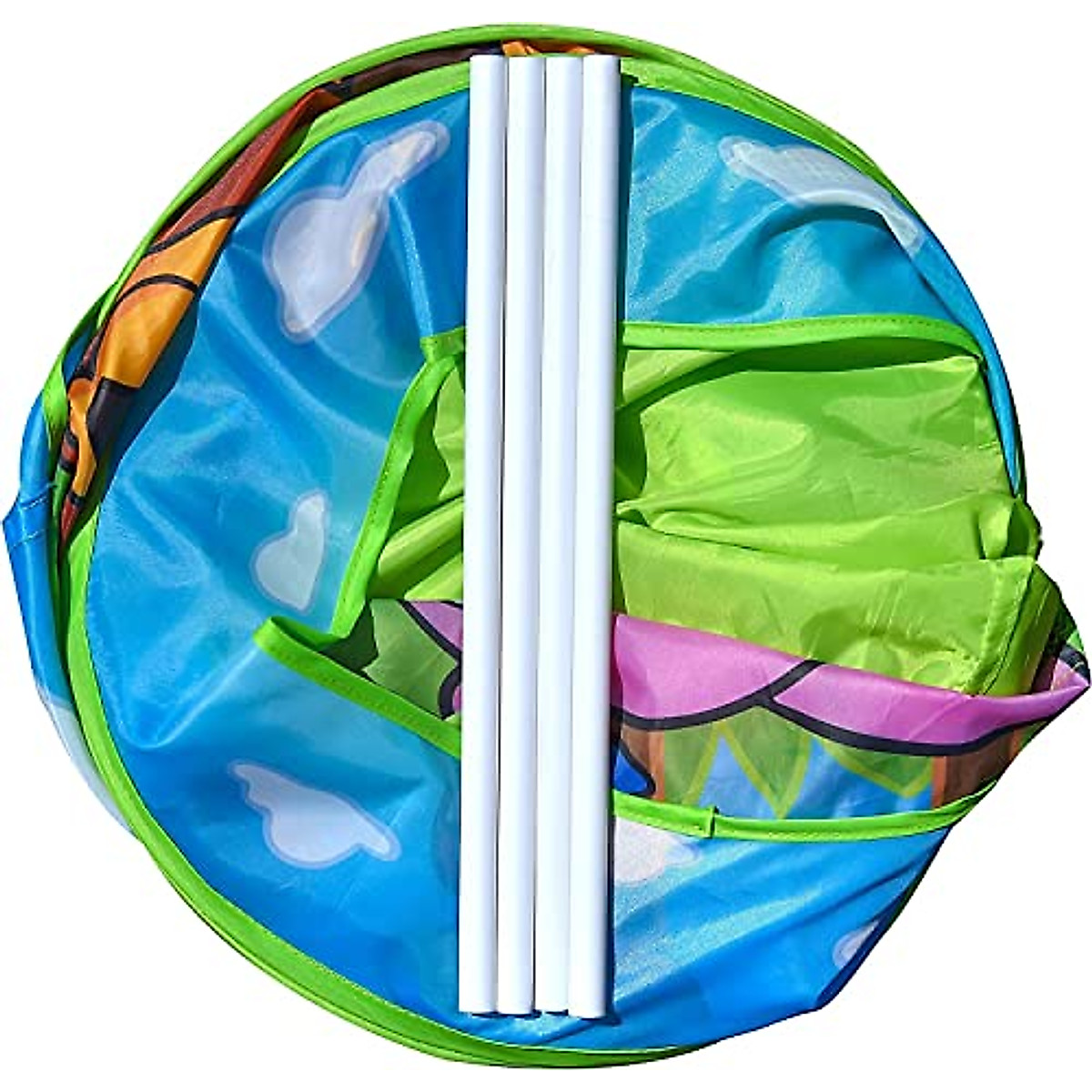 Sunny Days Entertainment Zoo Adventure Ball Pit with Play Balls – Indoor Pop Up Play Tent for Toddlers and Kids | Colorful Balls Included | Amazon Exclusive