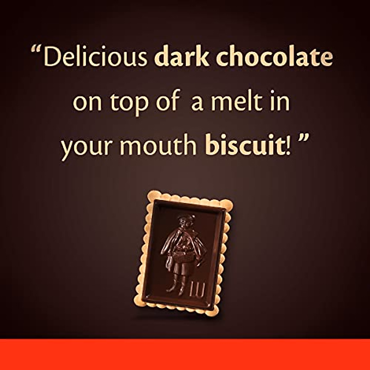 Lu Petit Ecolier European Dark Chocolate Biscuit Cookies, 45% Cocoa, 5.3 oz