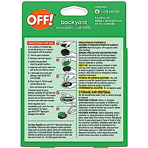 OFF! Mosquito Coil Refills, 6 CT (Pack of 3)