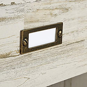 Sauder Barrister Lane Bookcase, White Plank Finish