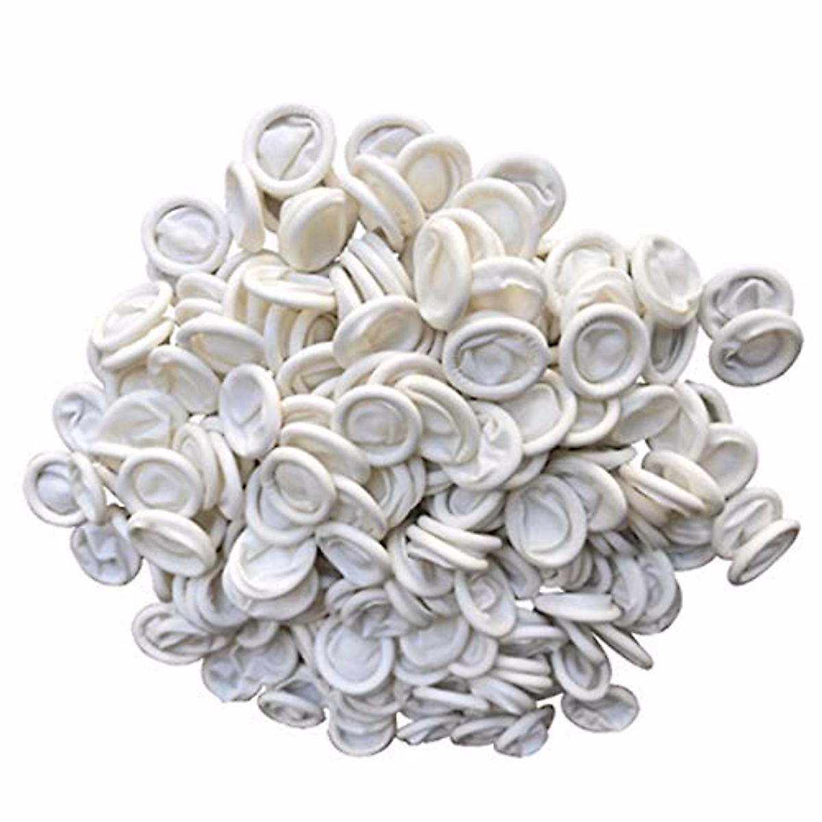 ANSLYQA Finger Cots Latex (Medium,1200 Pcs) Disposable Finger Covers Anti Static Rubber Fingertips Protective for Electronic Repair,Crafting Industrial Apply