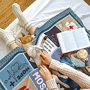 Nurse Gifts for Women, Nursing Student Gifts, Gifts for Nurses, Rn Gifts for Nurses, Nurse Practitioner Gifts for Women, Nurse Appreciation Gifts, Nurse Graduation Gift Blanket 60 "X50