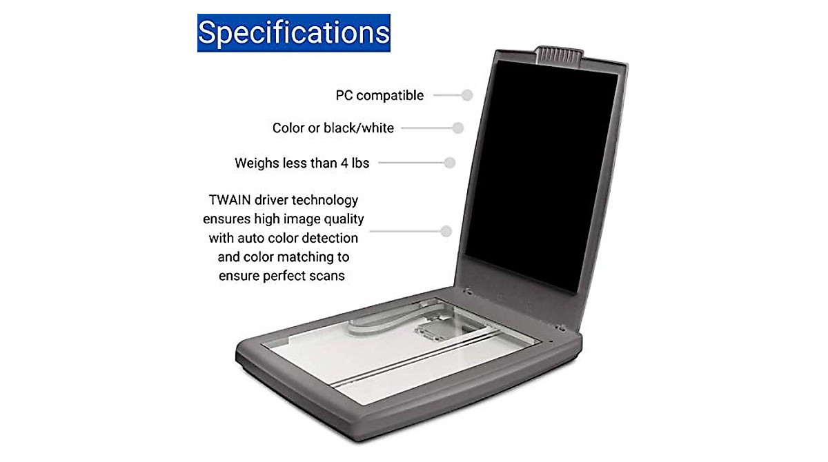 Visioneer 7800 Color Scanner - High Resolution & Smart Features