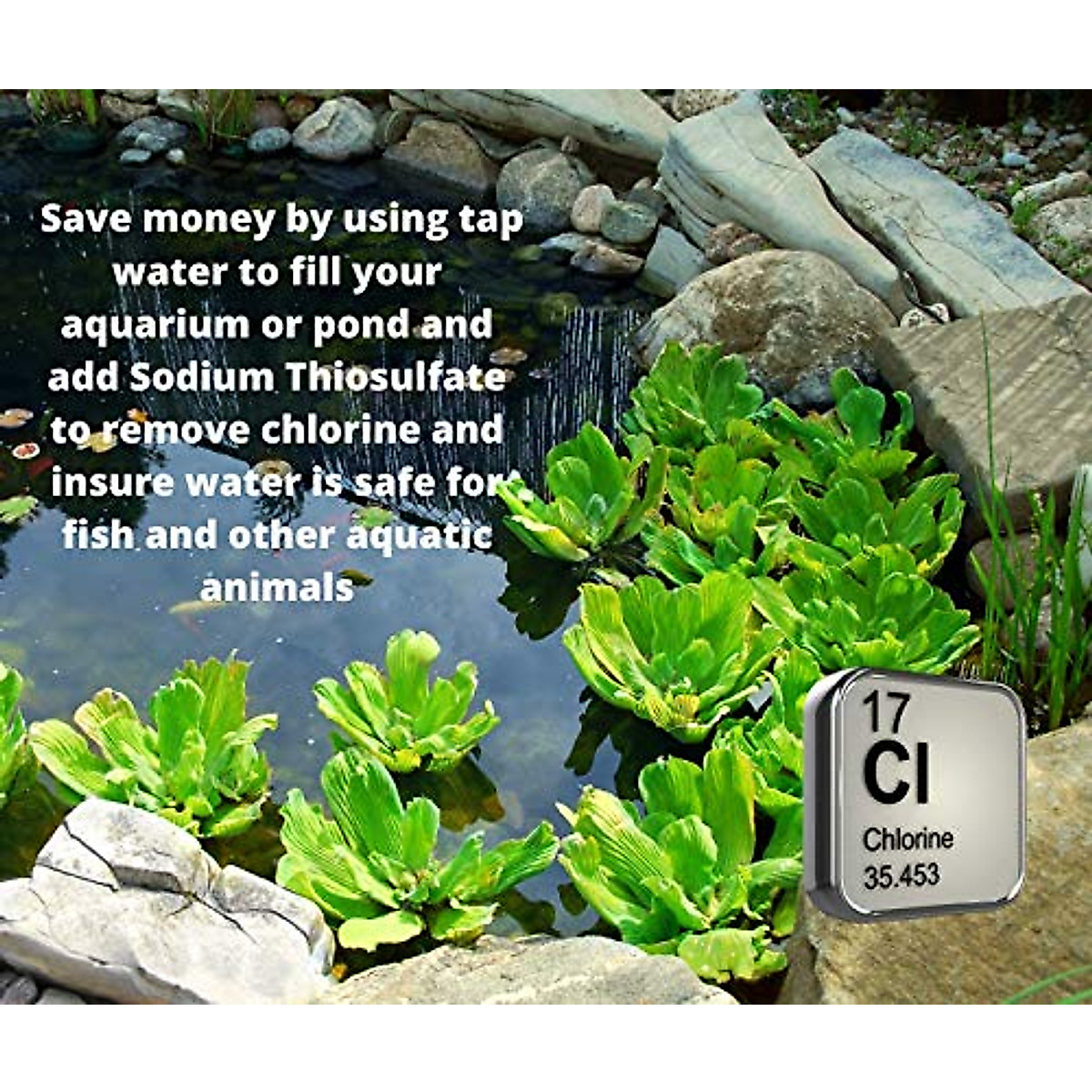 Pool Dechlorinator Sodium Thiosulfate Pentahydrate 5 lbs by Cesco Solutions - Premium Chlorine Neutralizer for Pools, Aquarium, Pond - Technical-Grade Chlorine Remover for Hot Tubs - Bulk Package