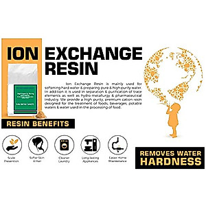 Replacement Water Softener Tank + Pre-loaded 10% Cross Linked Cation Resin and Riser Tube | 12" x 52" - 2.0 Cubic Ft | 64,000 Grain