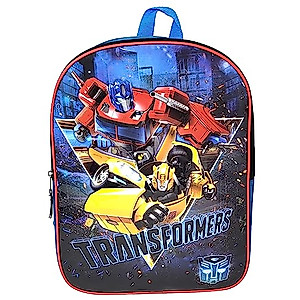 Transformers 15" Backpack Optimus Prime Bumblebee Autobots Boys Kids School Bag