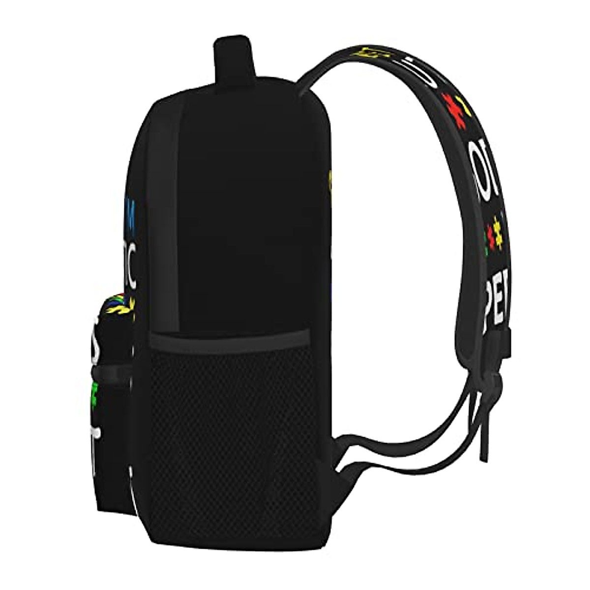 Society Say I'M Autistic God Says I'M Perfect Kids Backpack For Boys Girls Elementary Kindergarten Preschool School Bag Multifunctional Cute Large Capacity Backpack