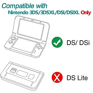 Ssgame AC Adapter Power Charger for 2DS XL/ 2DS/ 3DS XL/ 3DS/ DSI XL/DSI, Not Compatible with DS Lite (1 Pack)