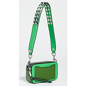 Marc Jacobs Women's The Studded Snapshot, Fern Green Multi, One Size