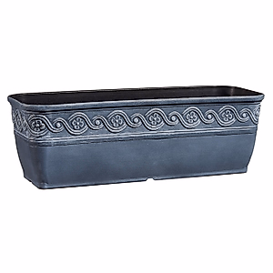 Classic Home and Garden 9408CP3D-238 Set of 3 8" Round Corinthian Planter, Oil Rubbed Bronze