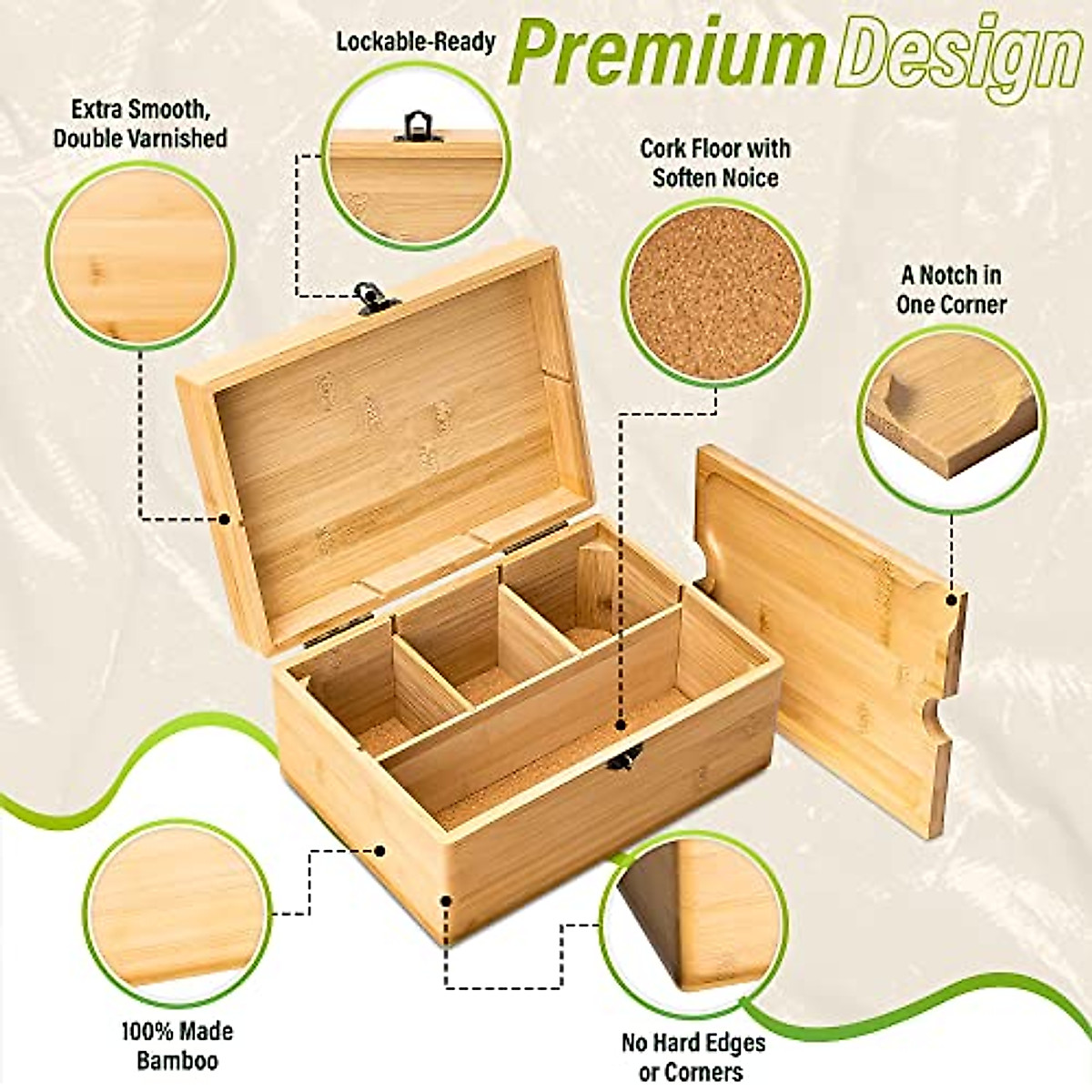 Adealistic Premium-Built Storage Box – Sound-absorbing Design - Lockable - With Accessories