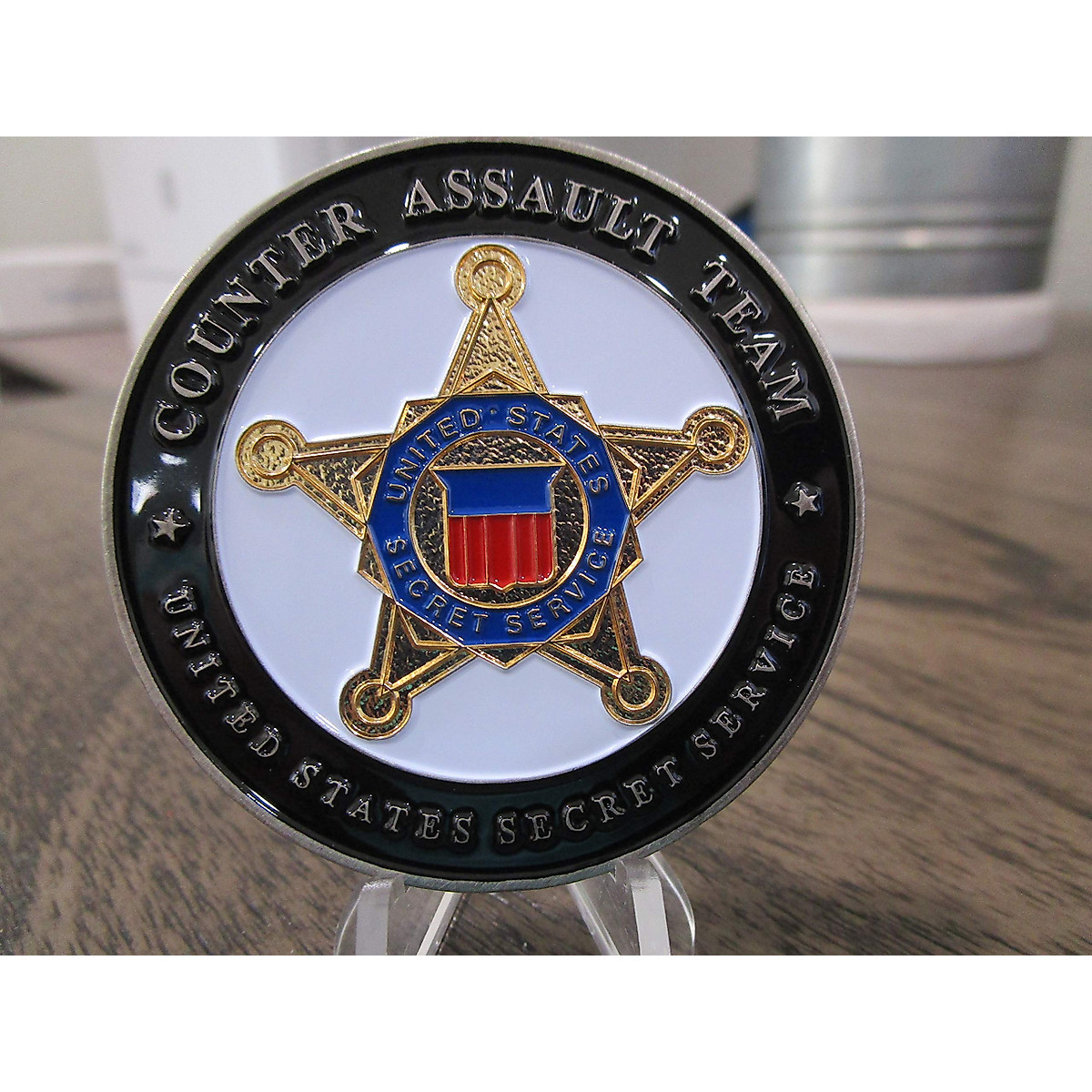 United States Secret Service Counter Assault Team USSS Challenge Coin Measures 2 1/4"