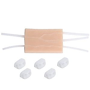 IV Injection Training Pad Model,Silicone Human Simulated Skin Injection Practice Pad for Nurse, Medical Students Practice & Training