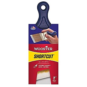 Wooster Brush Q3211-2 Shortcut Angle Sash Paintbrush, 2-Inch, White