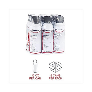 Innovera 10016-BNDL 10 oz. Compressed Air Duster Cleaner (6/Pack)